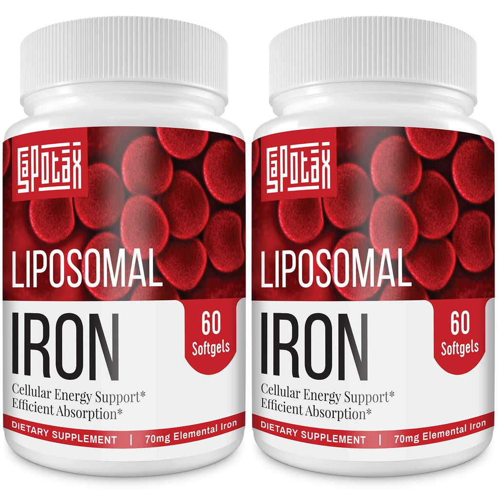 Liposomal iron supplement for energy