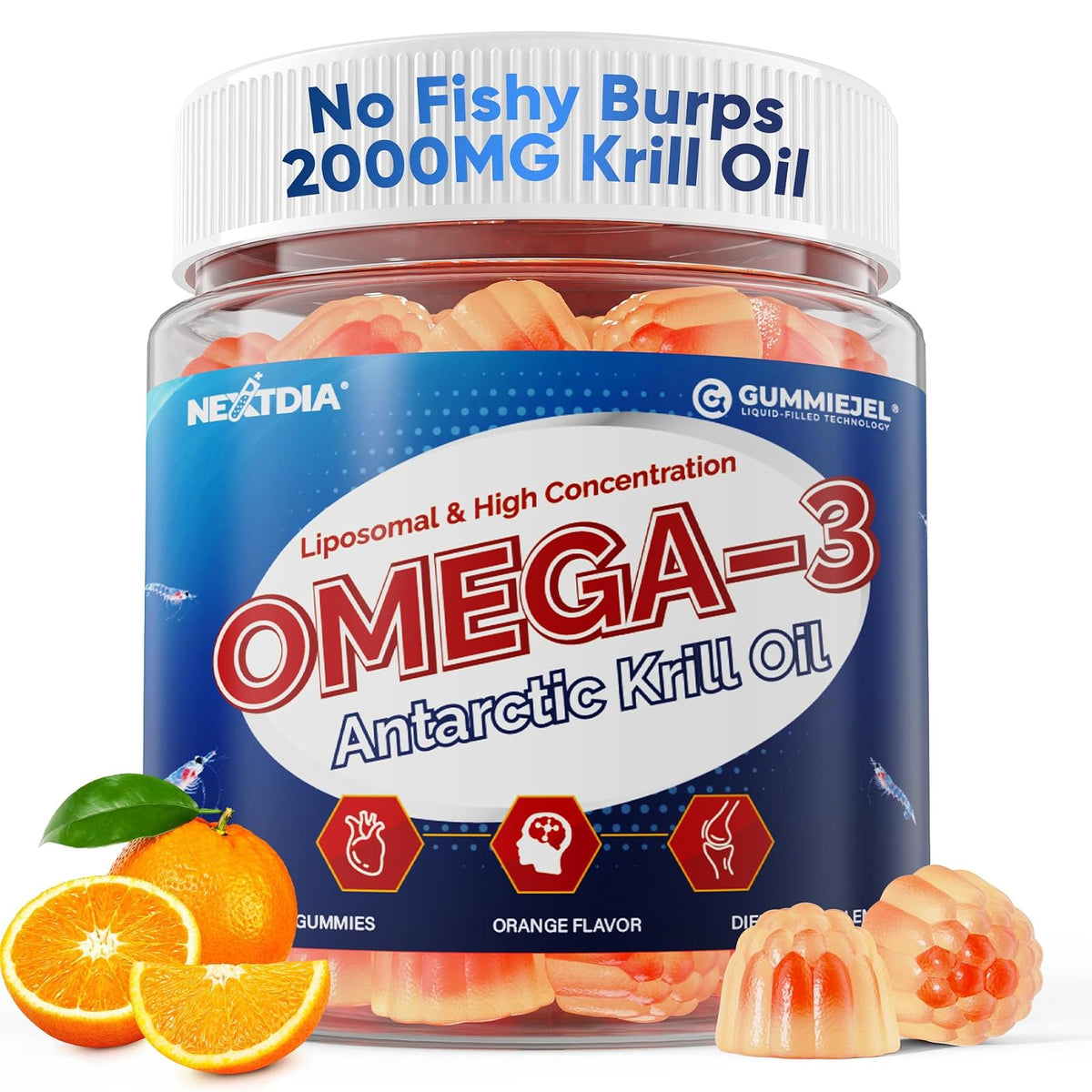 Liposomal krill oil gummies benefits