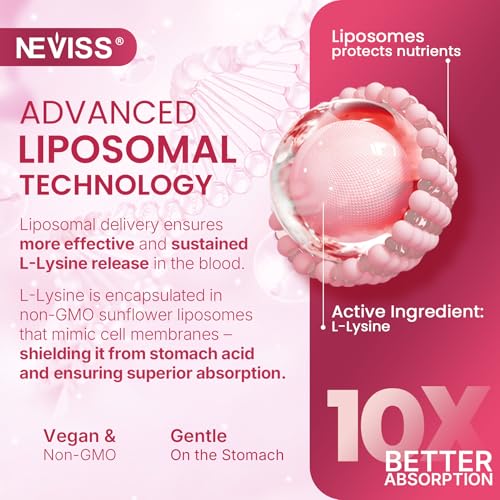 Liposomal L-Lysine for enhanced absorption