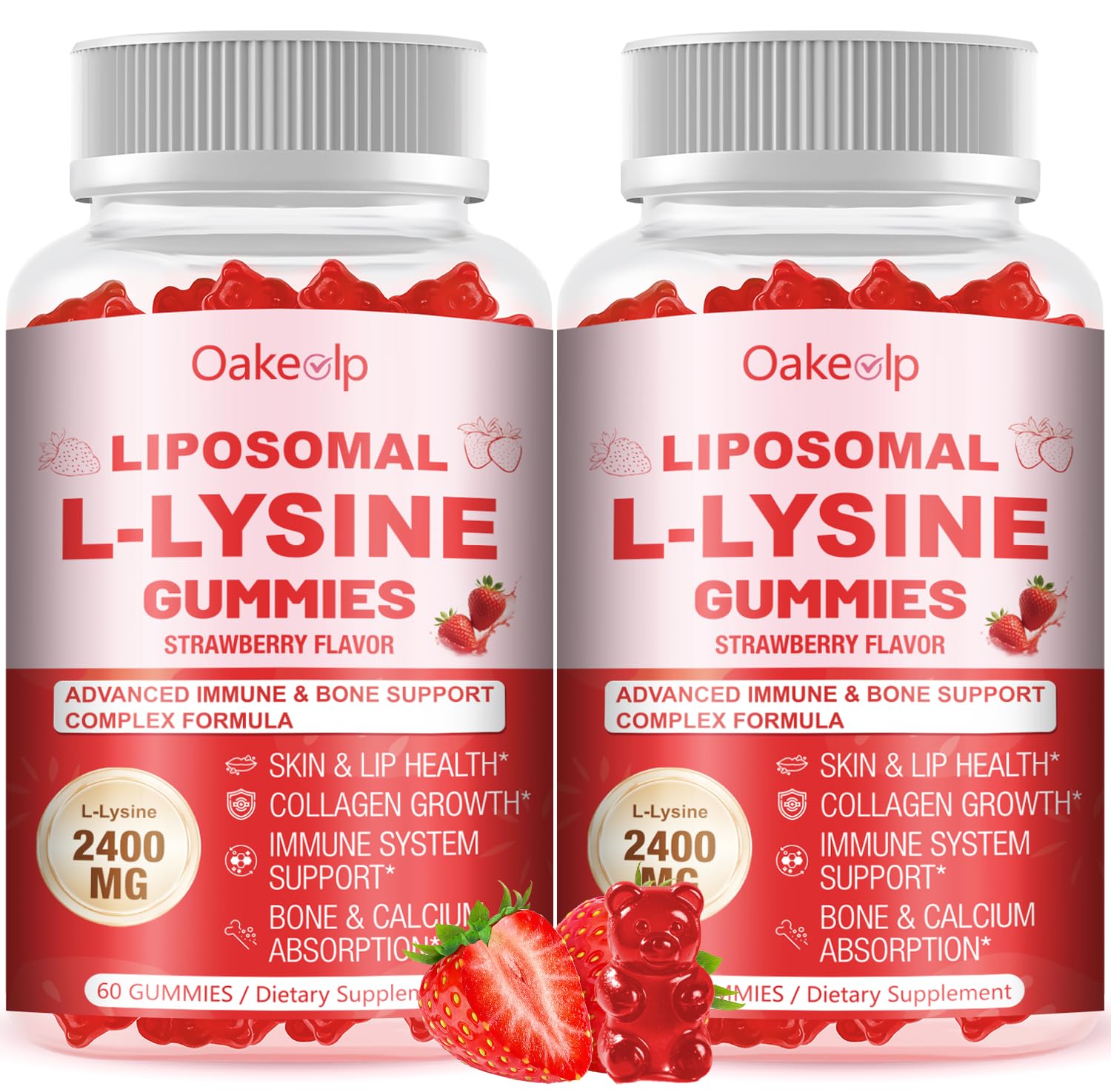 Liposomal L-Lysine gummies for immunity