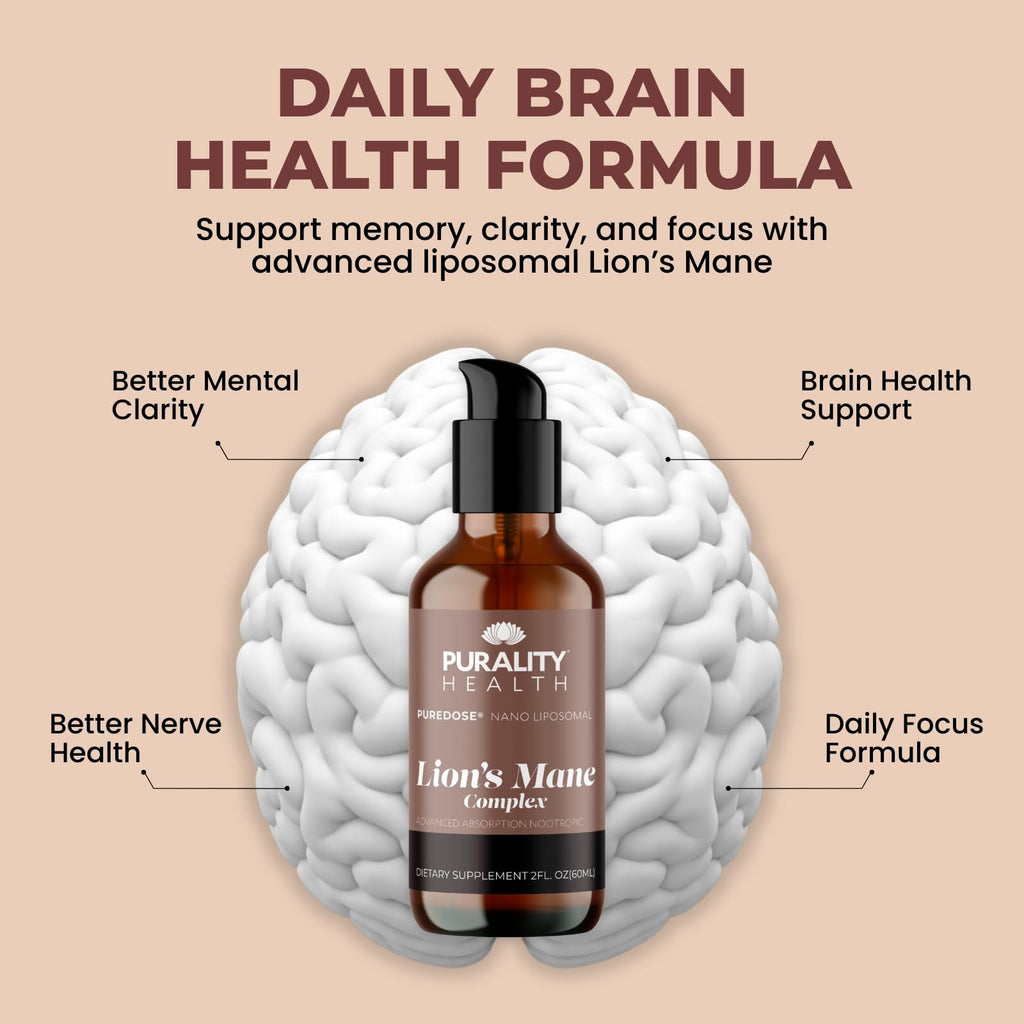Liposomal Lion's Mane for improved focus