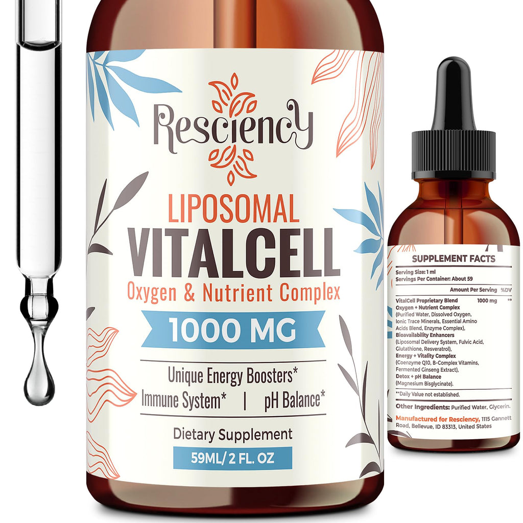 Liposomal liquid oxygen multivitamin