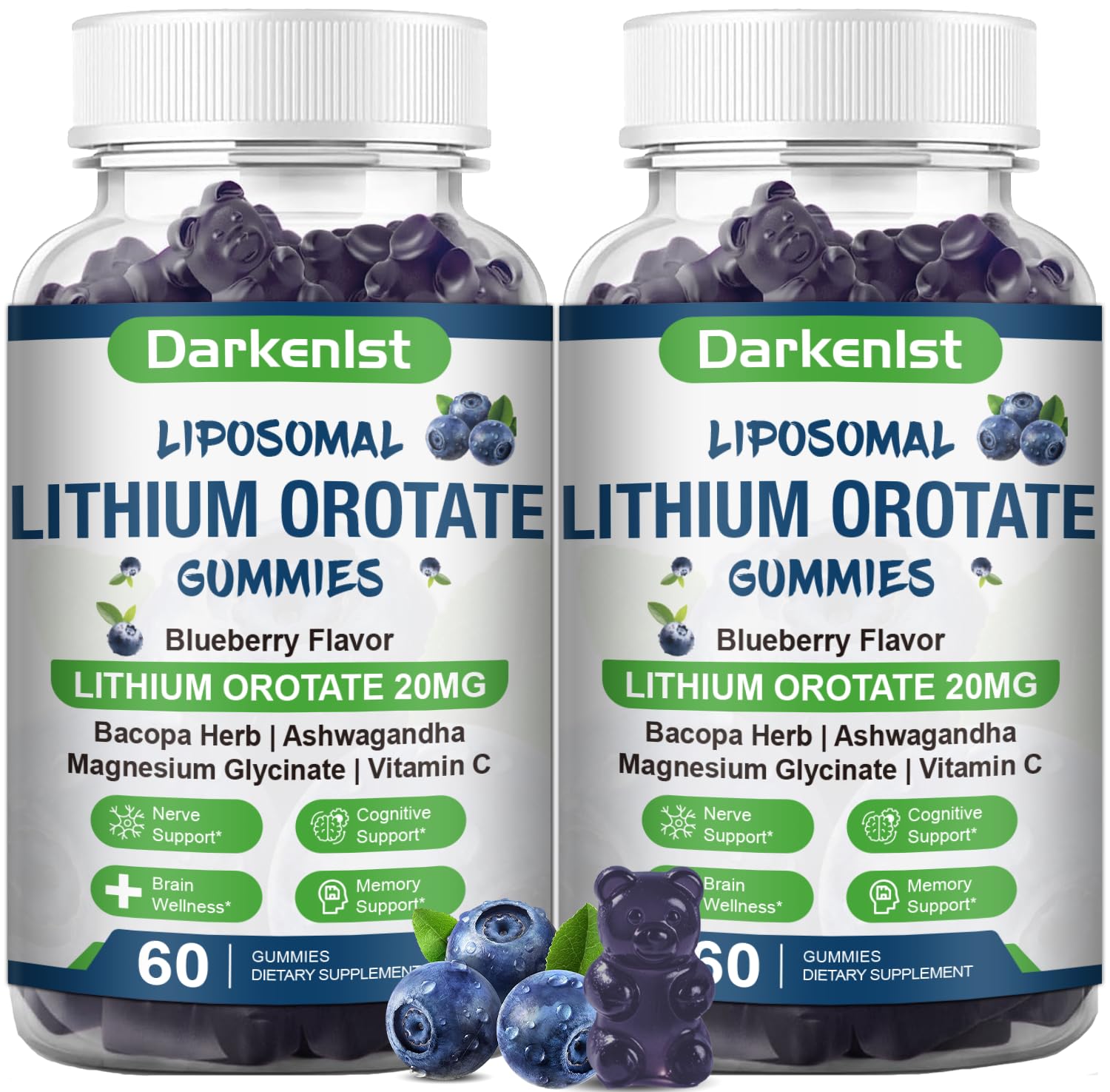 Liposomal Lithium Orotate gummies for mood support