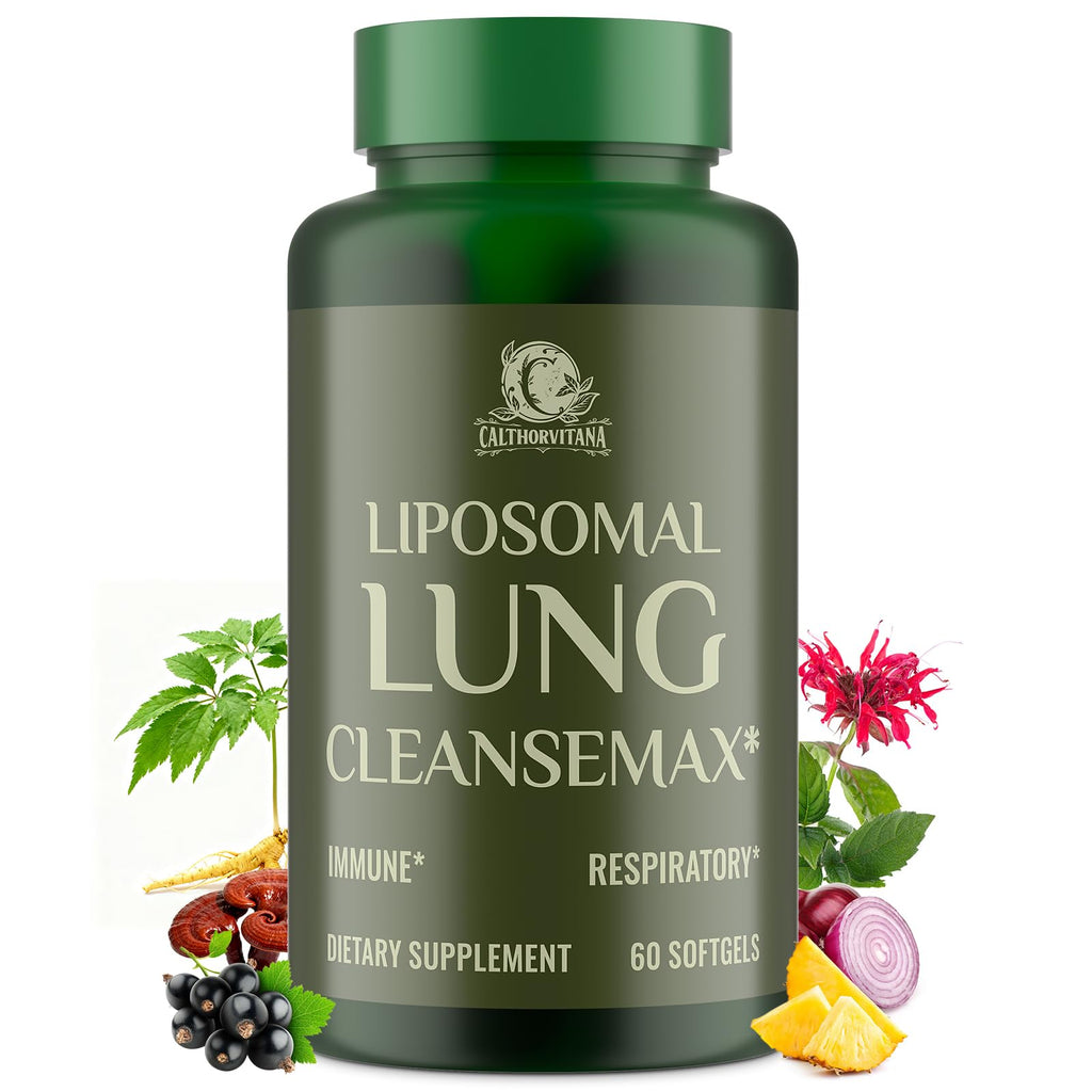 Liposomal lung cleanse capsules