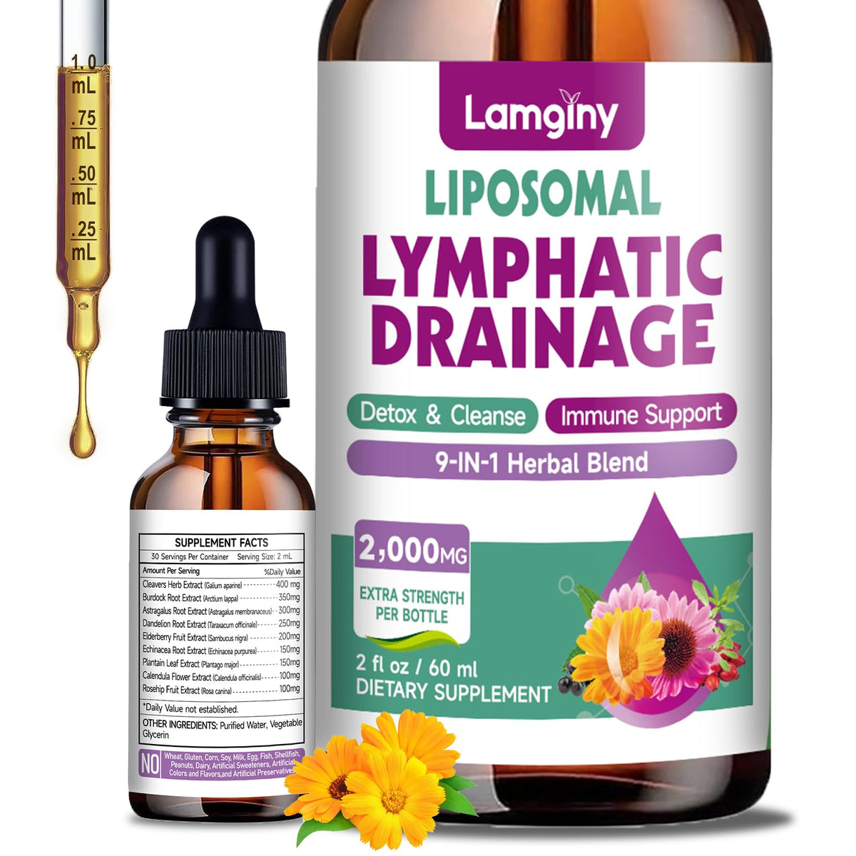 Liposomal lymphatic drainage drops benefits