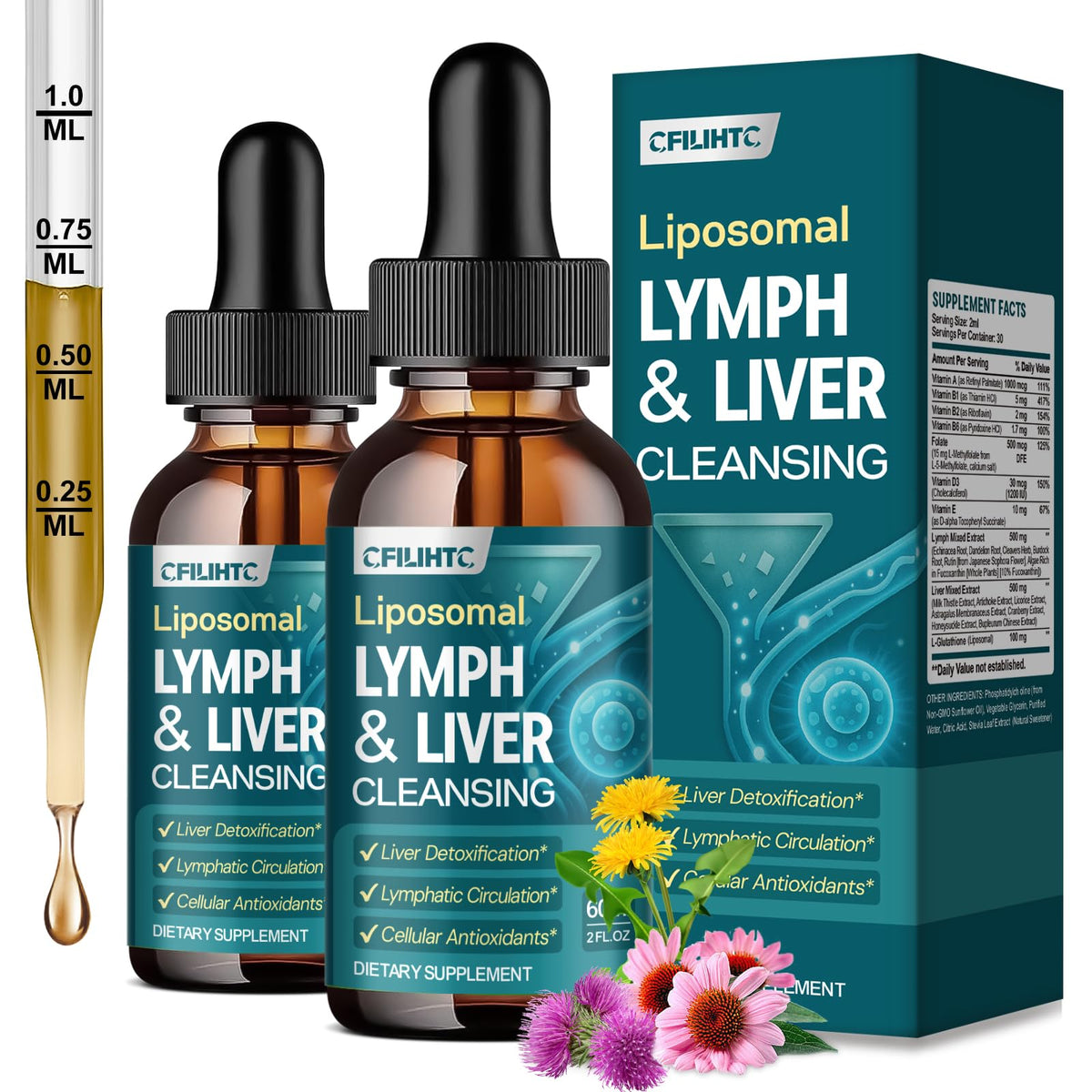 liposomal lymphatic drainage drops benefits