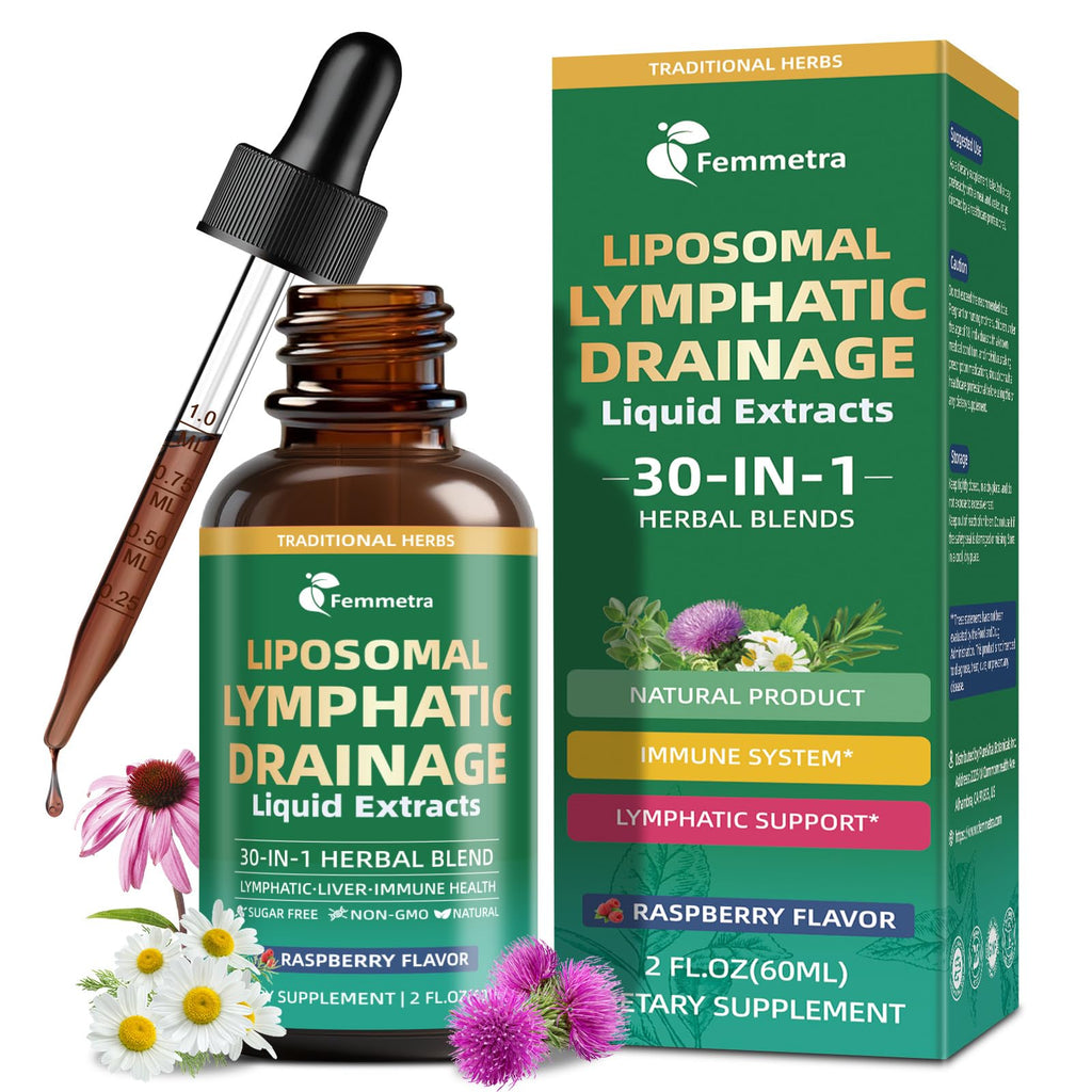 Liposomal lymphatic drainage herbal capsules