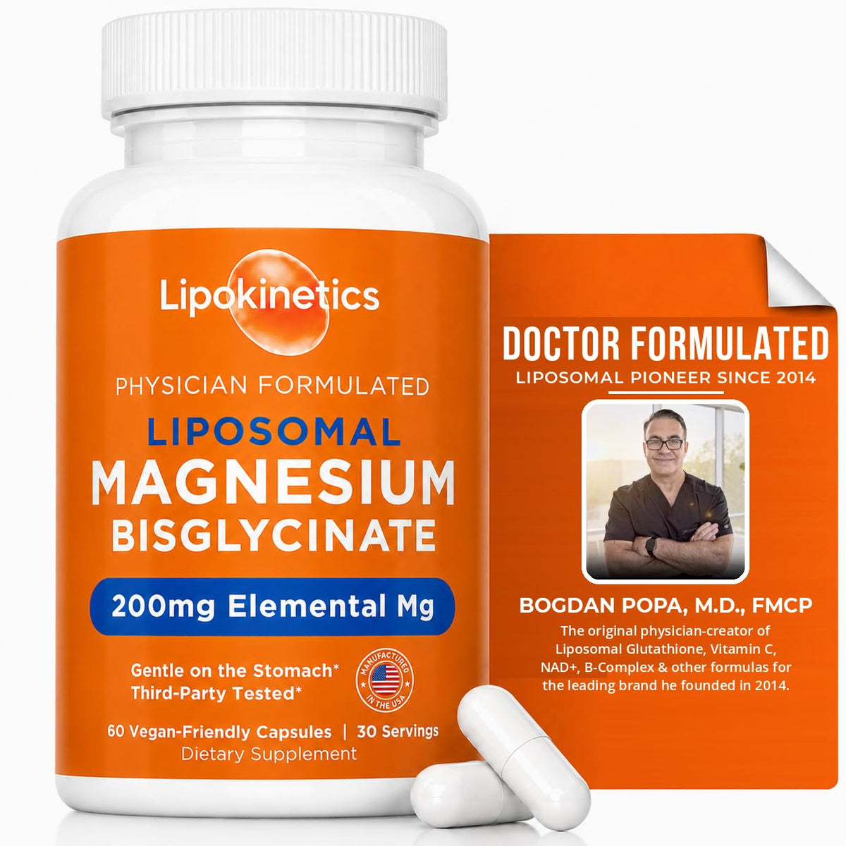 Liposomal Magnesium Bisglycinate capsules