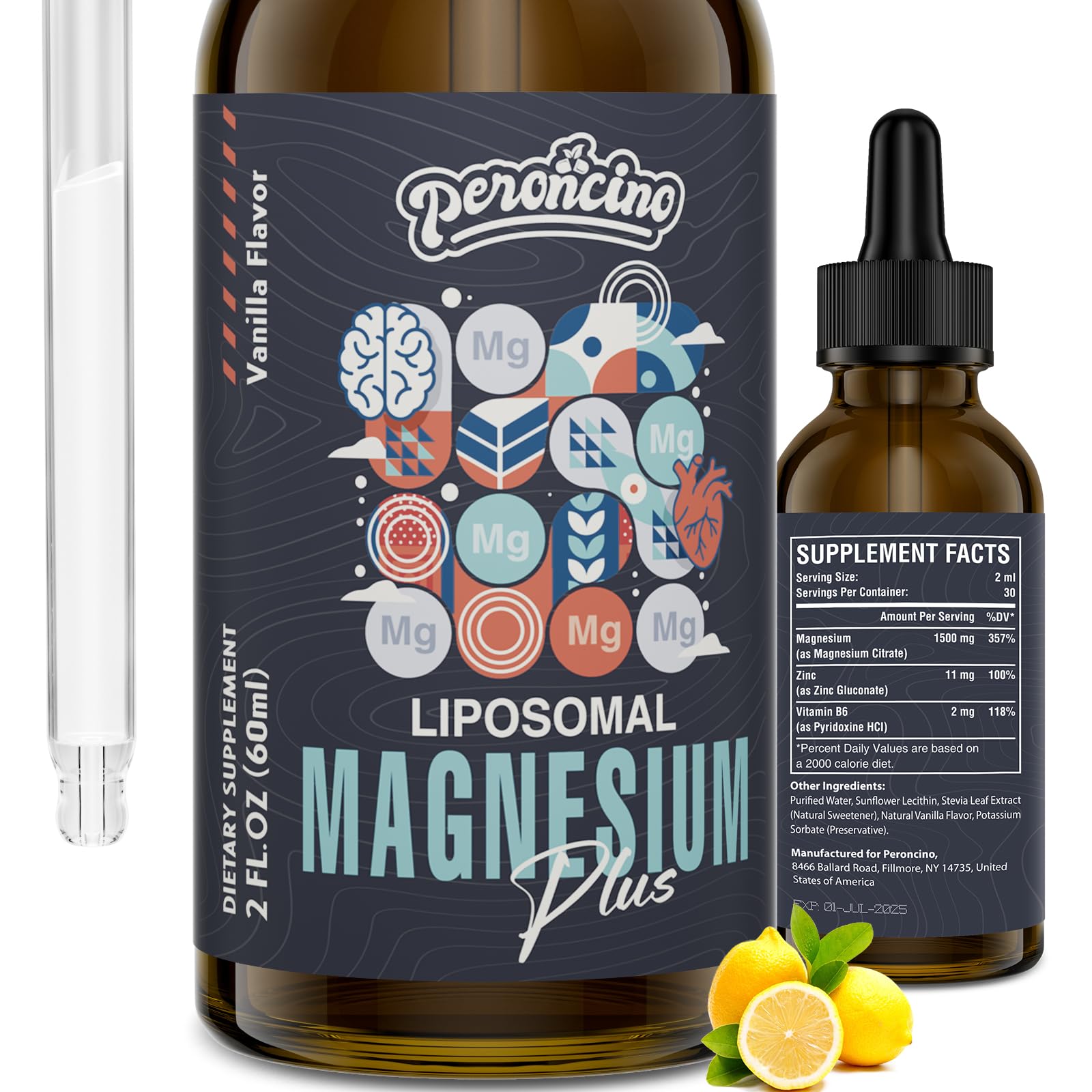 liposomal magnesium citrate drops for health