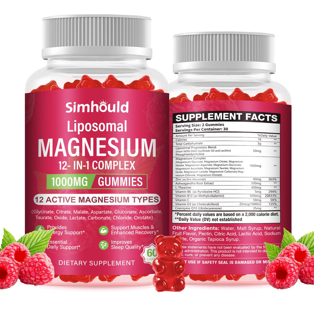 Liposomal magnesium complex gummies