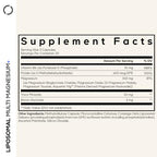 Liposomal magnesium for better absorption