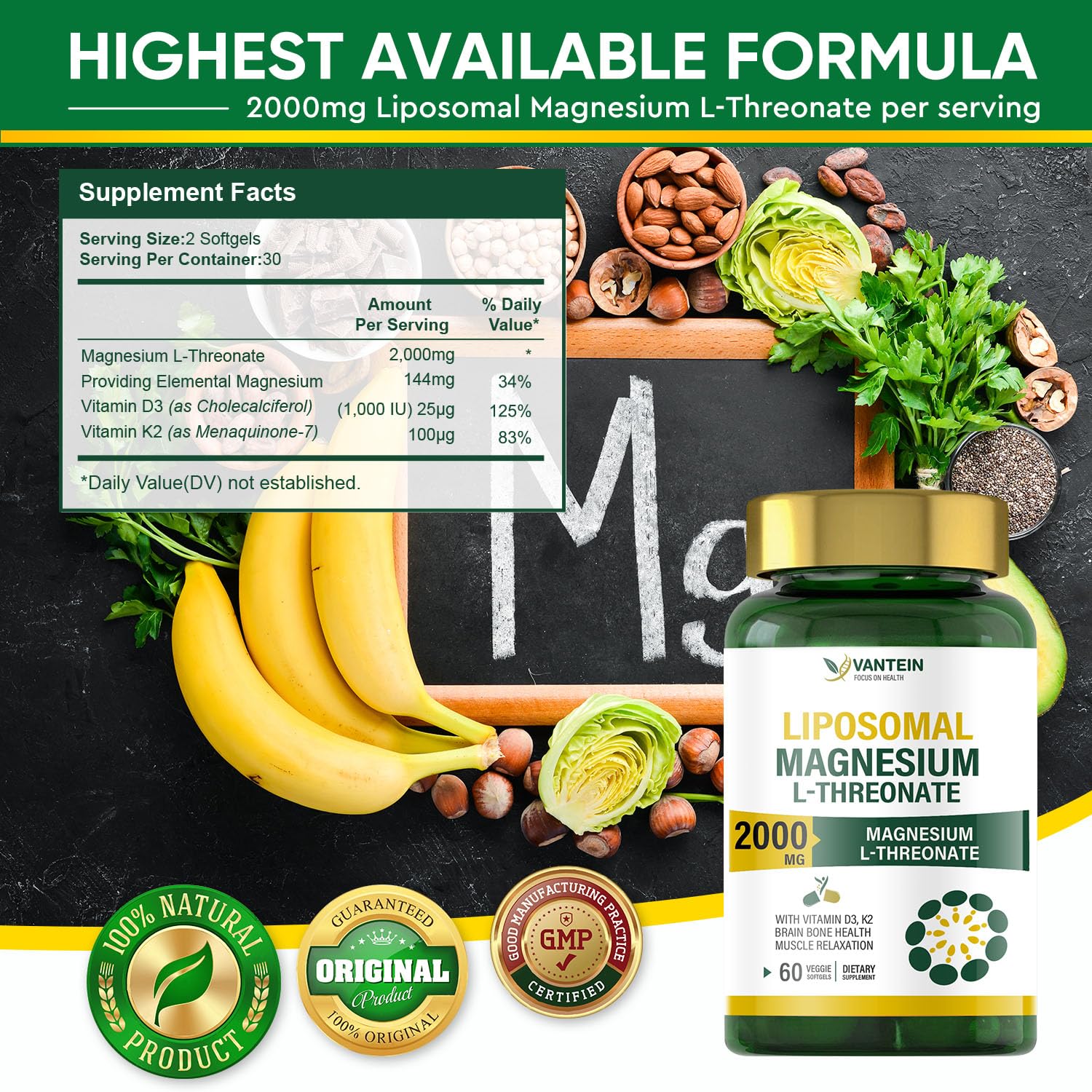 Liposomal Magnesium for daily energy