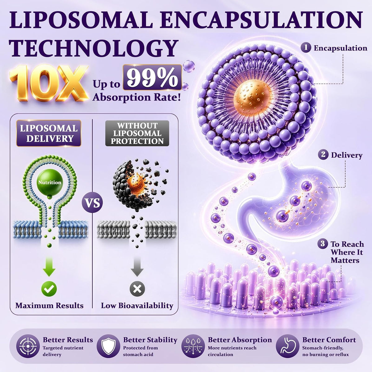 Liposomal magnesium for enhanced absorption