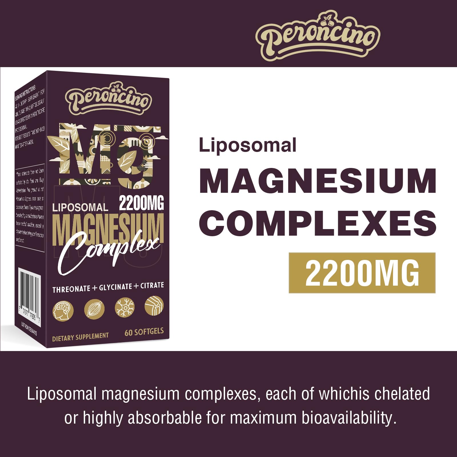 Liposomal magnesium for stress relief