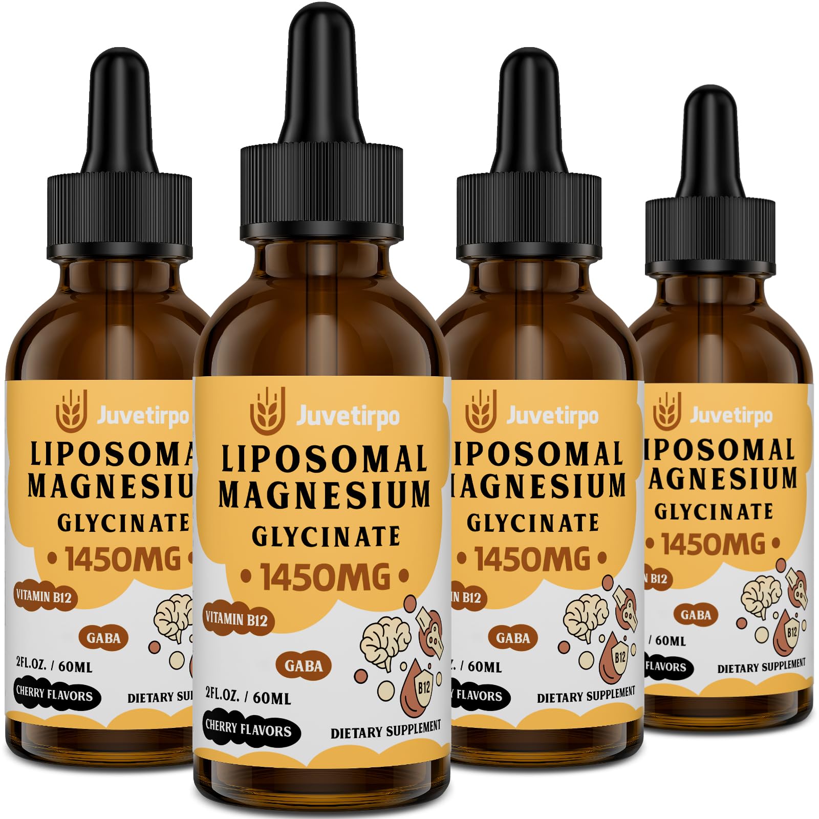 Liposomal magnesium glycinate drops