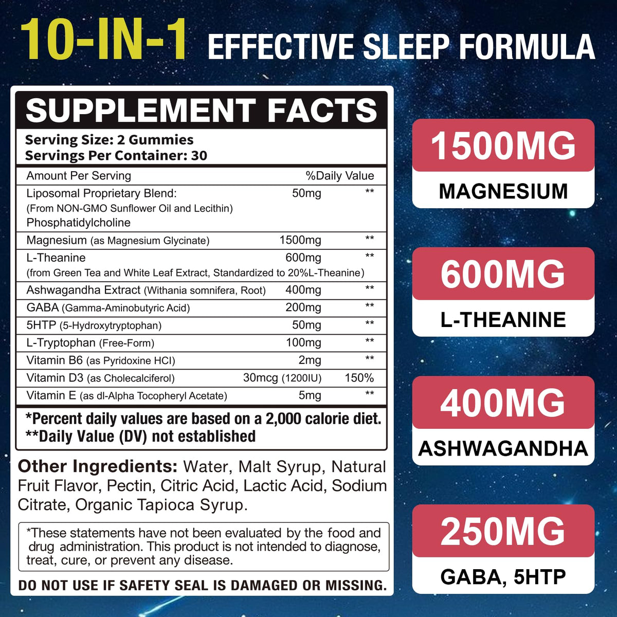 Liposomal magnesium glycinate for better sleep