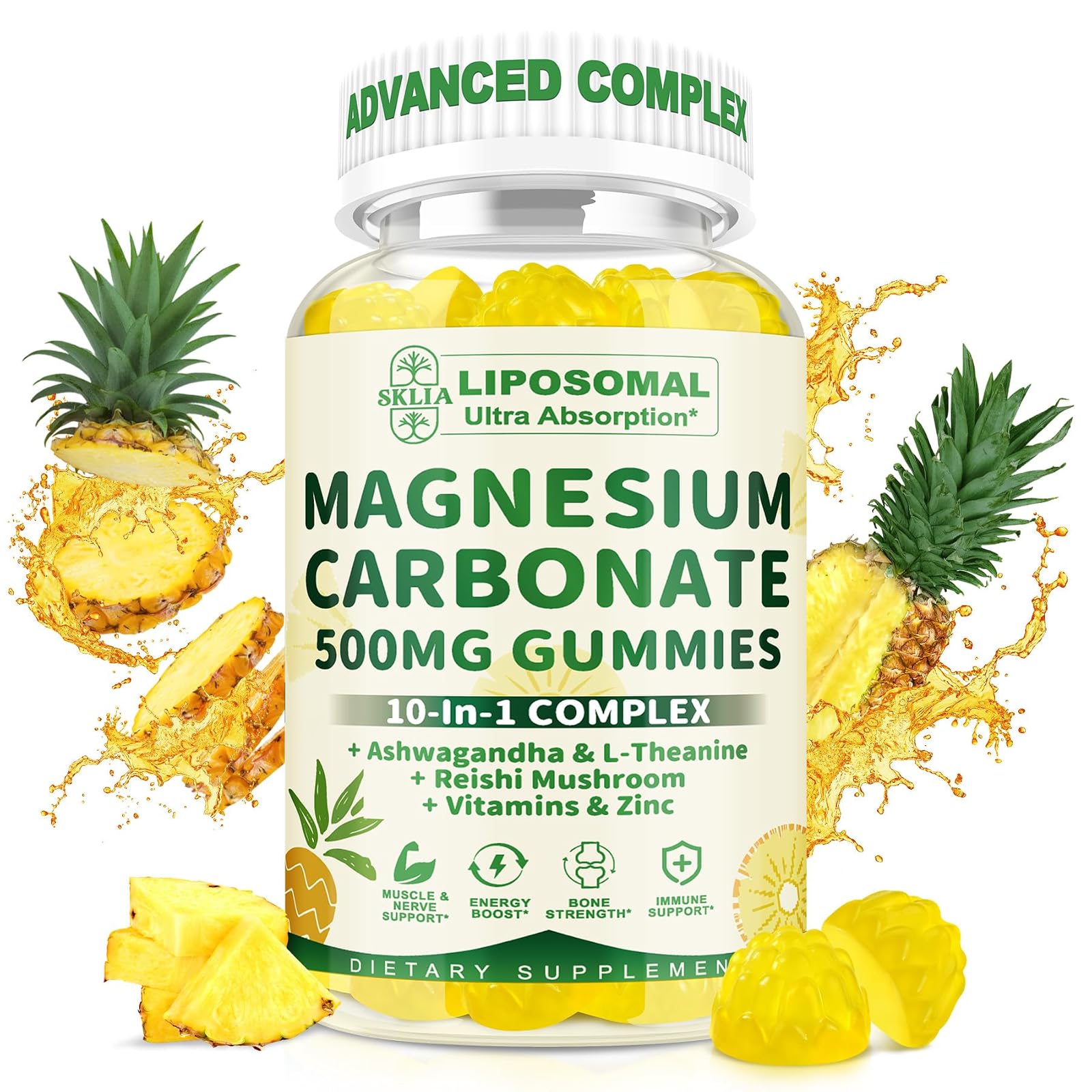 Liposomal magnesium gummies for relaxation