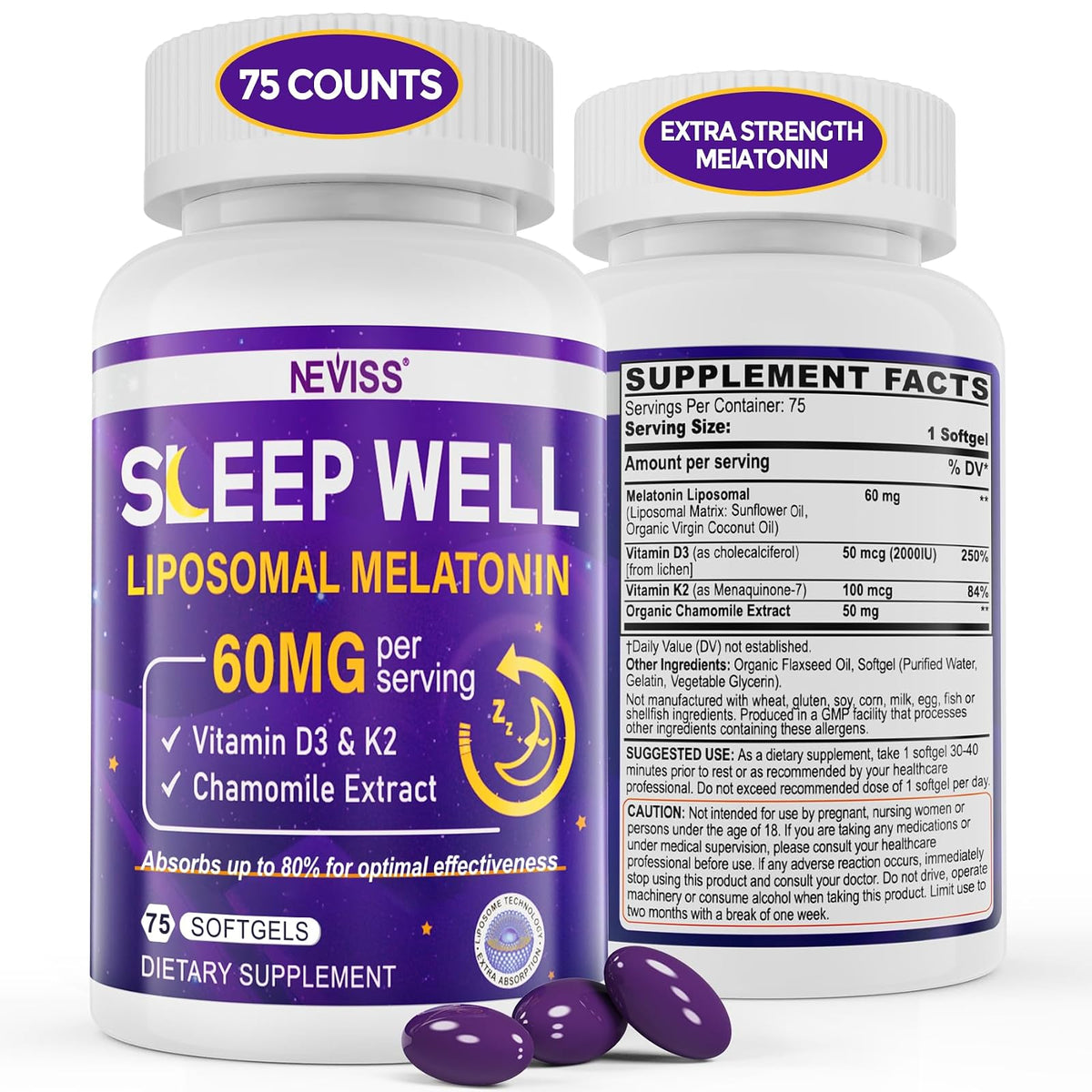 liposomal melatonin for restful sleep