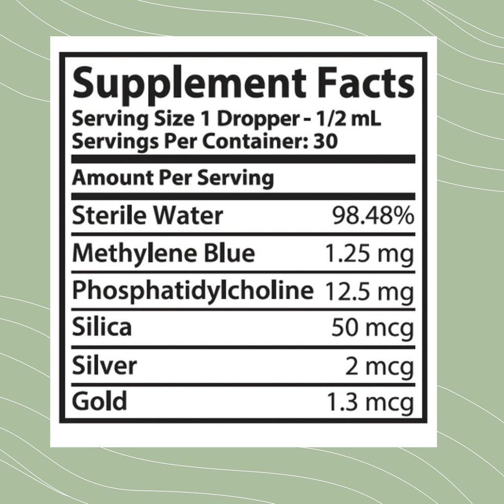 Liposomal Methylene Blue for energy