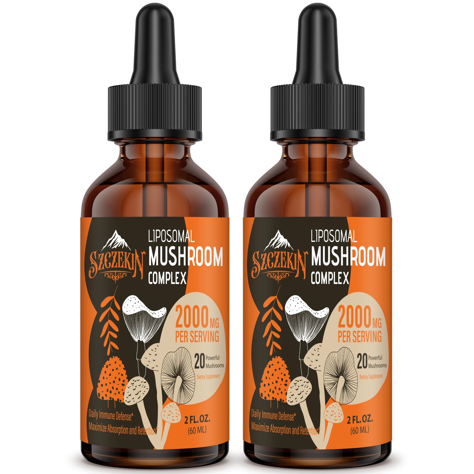 Liposomal mushroom complex immune support
