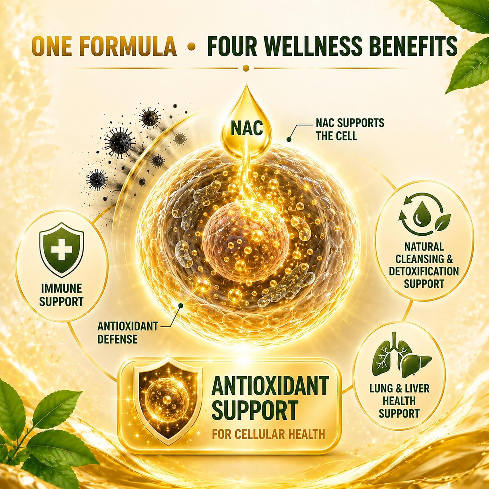 Liposomal NAC 1000 mg liquid form