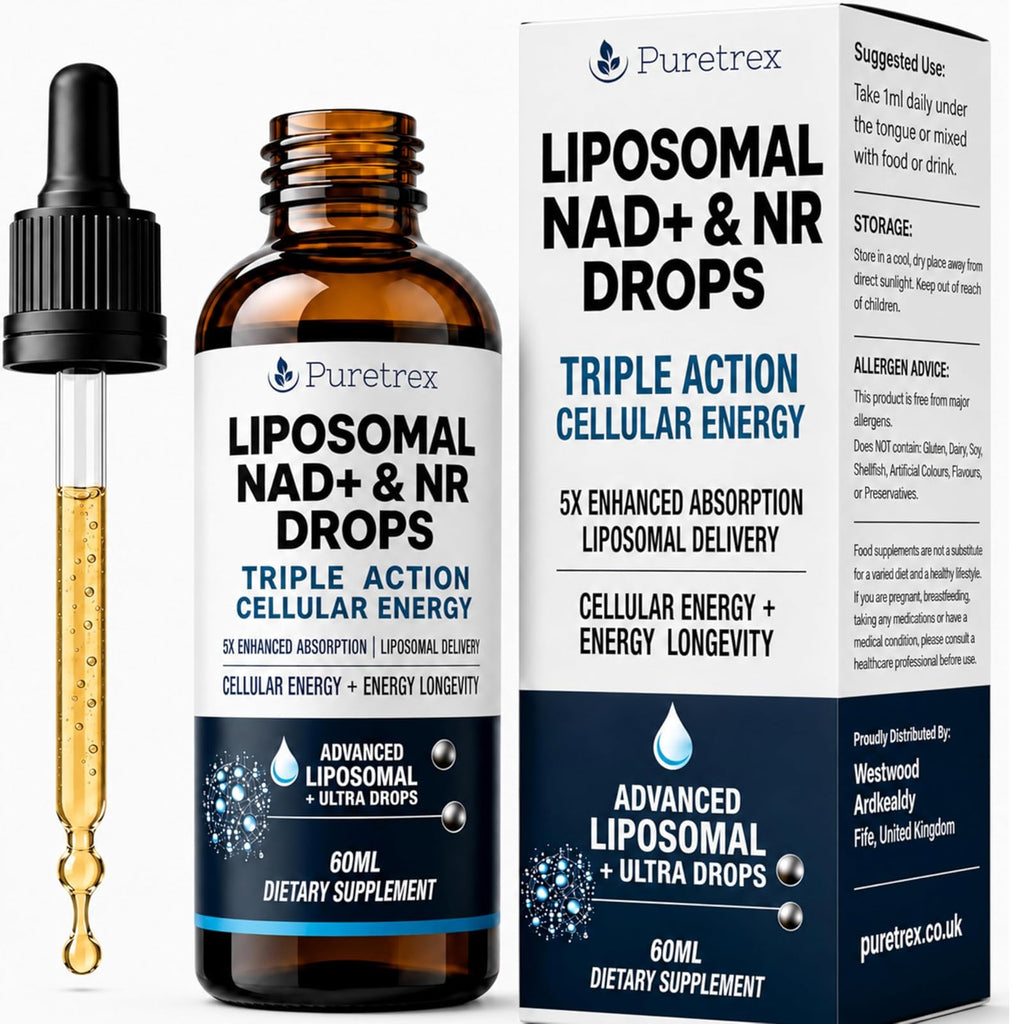 Liposomal NAD+ drops for energy