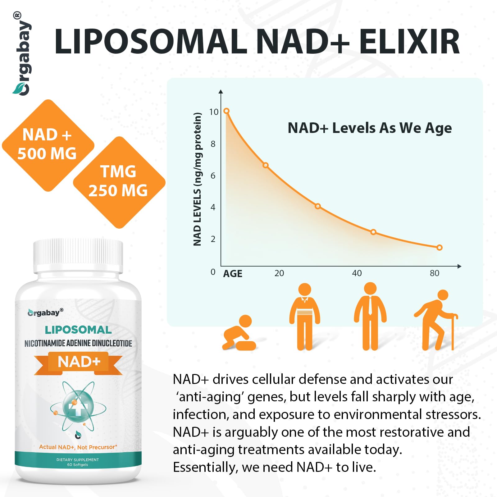 Liposomal NAD+ for better absorption