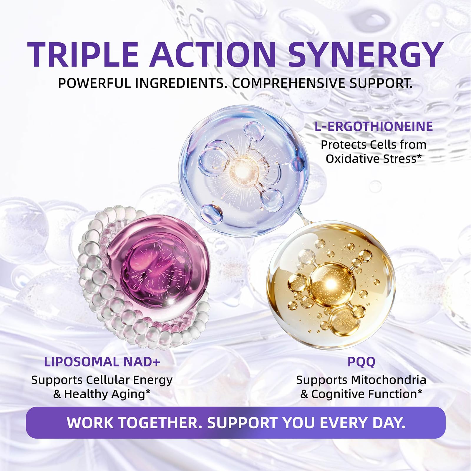 Liposomal NAD+ for cellular health