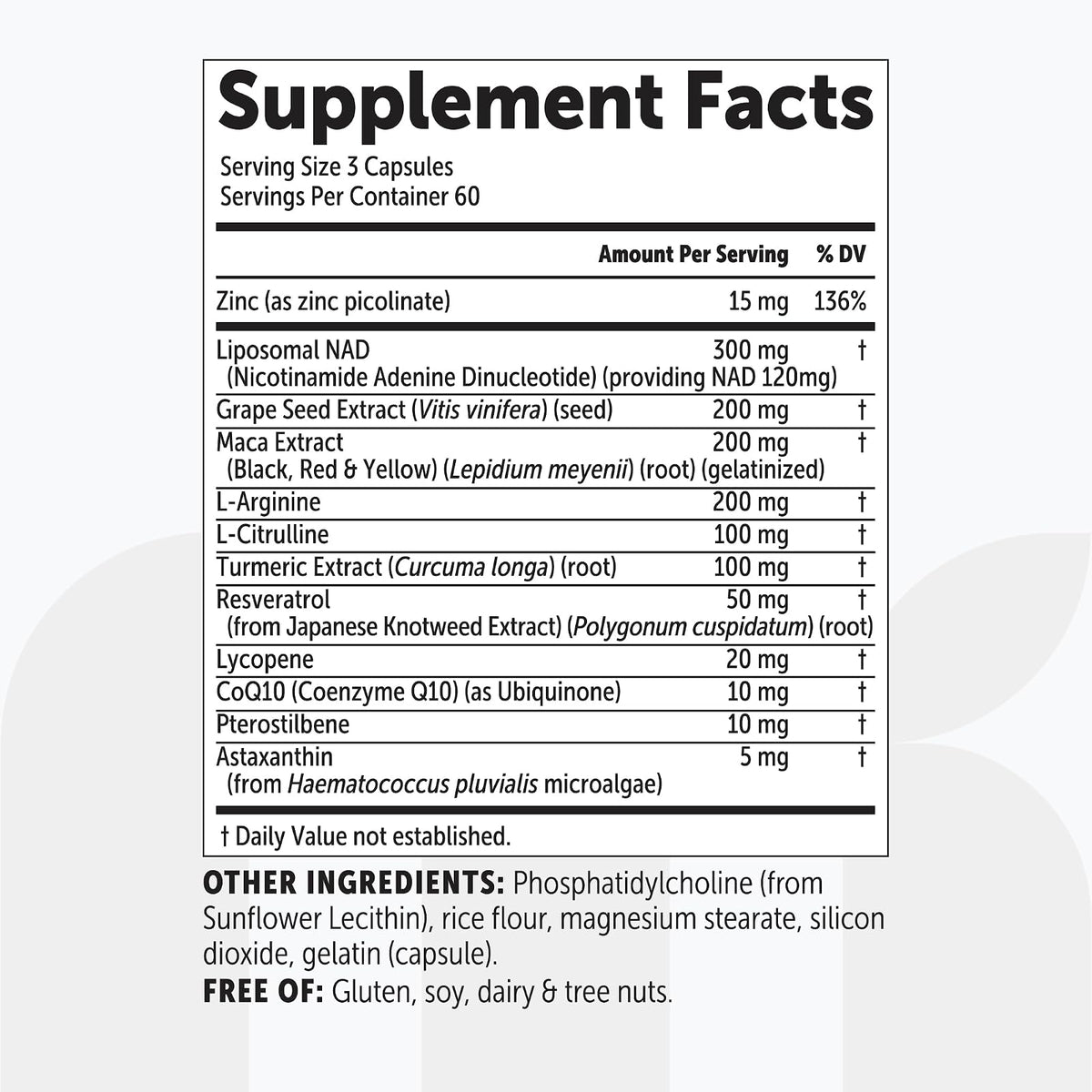 Liposomal NAD+ for cellular health