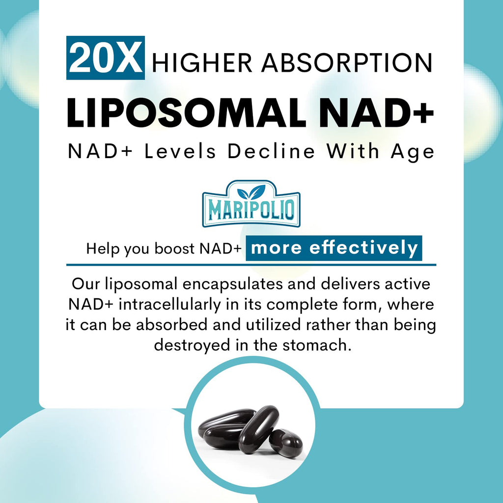 Liposomal NAD+ for cellular health