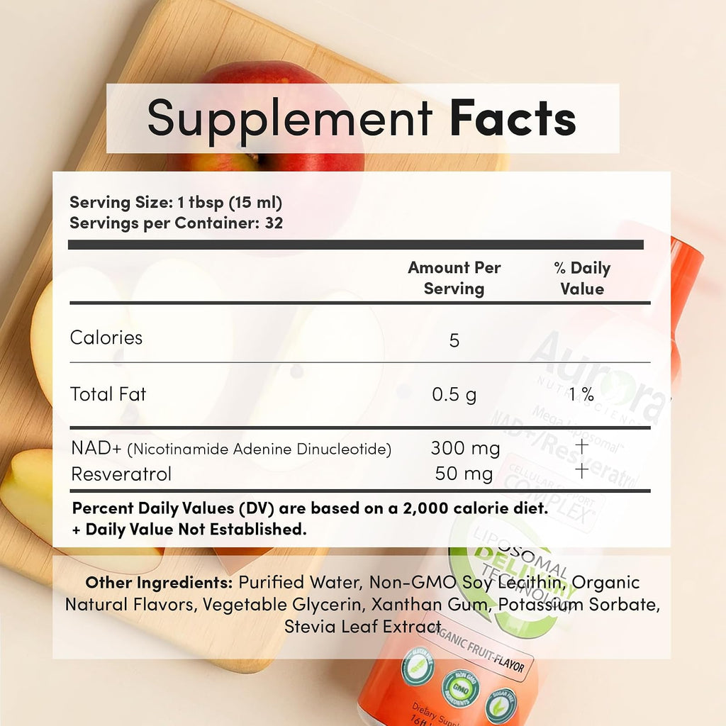 Liposomal NAD+ for energy support