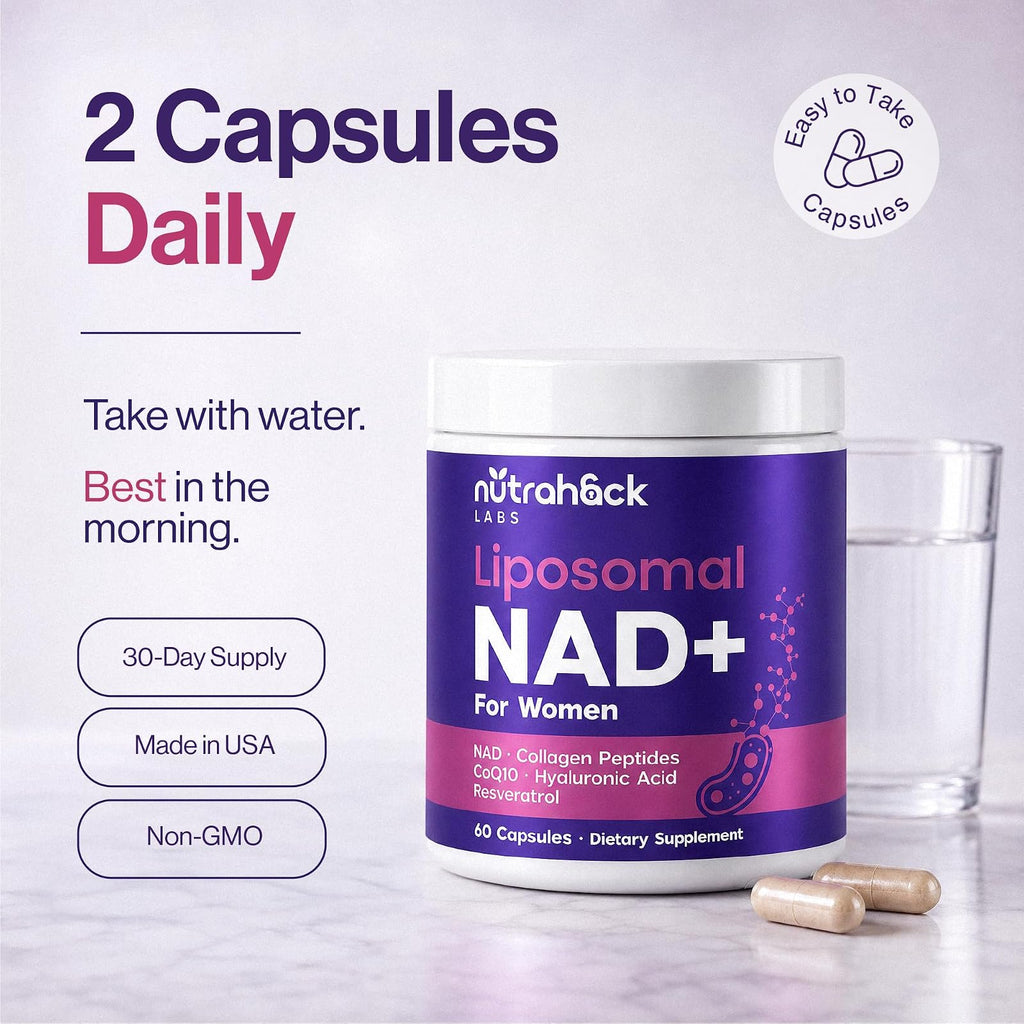 Liposomal NAD+ for enhanced absorption