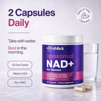 Liposomal NAD+ for enhanced absorption