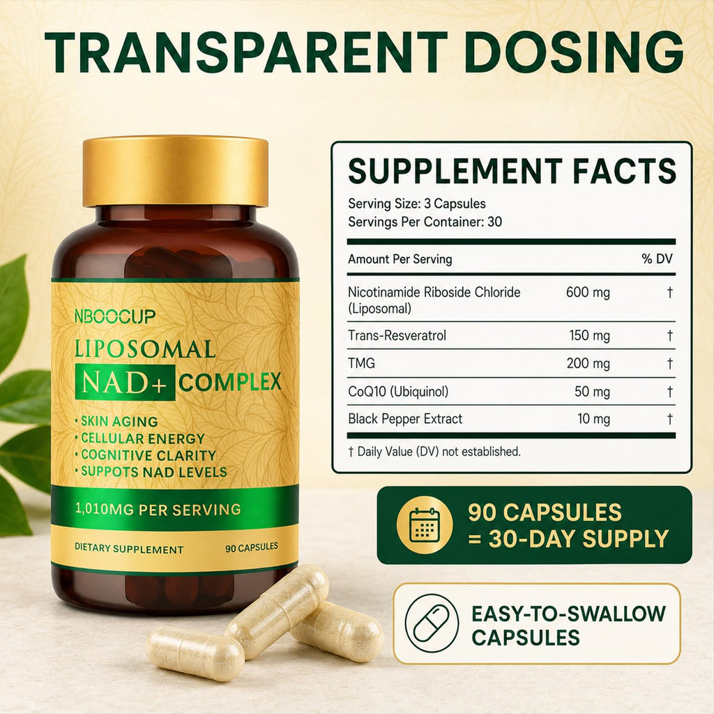 liposomal NAD+ for enhanced absorption