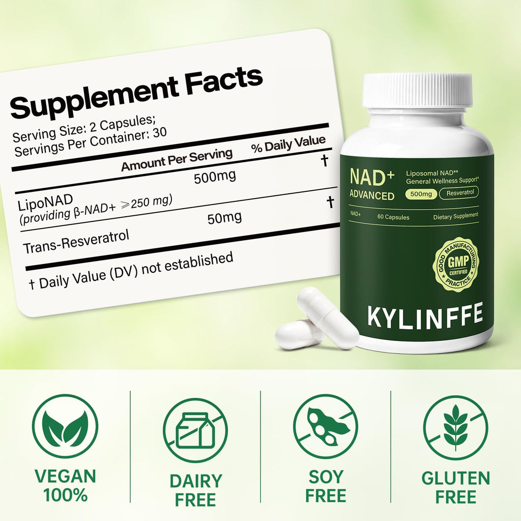 Liposomal NAD for enhanced absorption