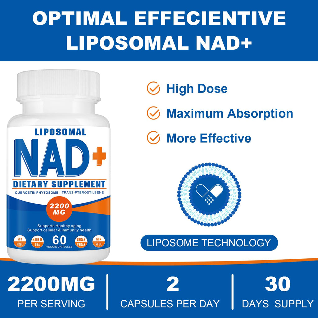liposomal nad+ for optimal absorption