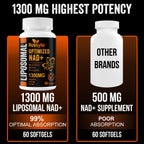 Liposomal NAD+ for seniors' vitality
