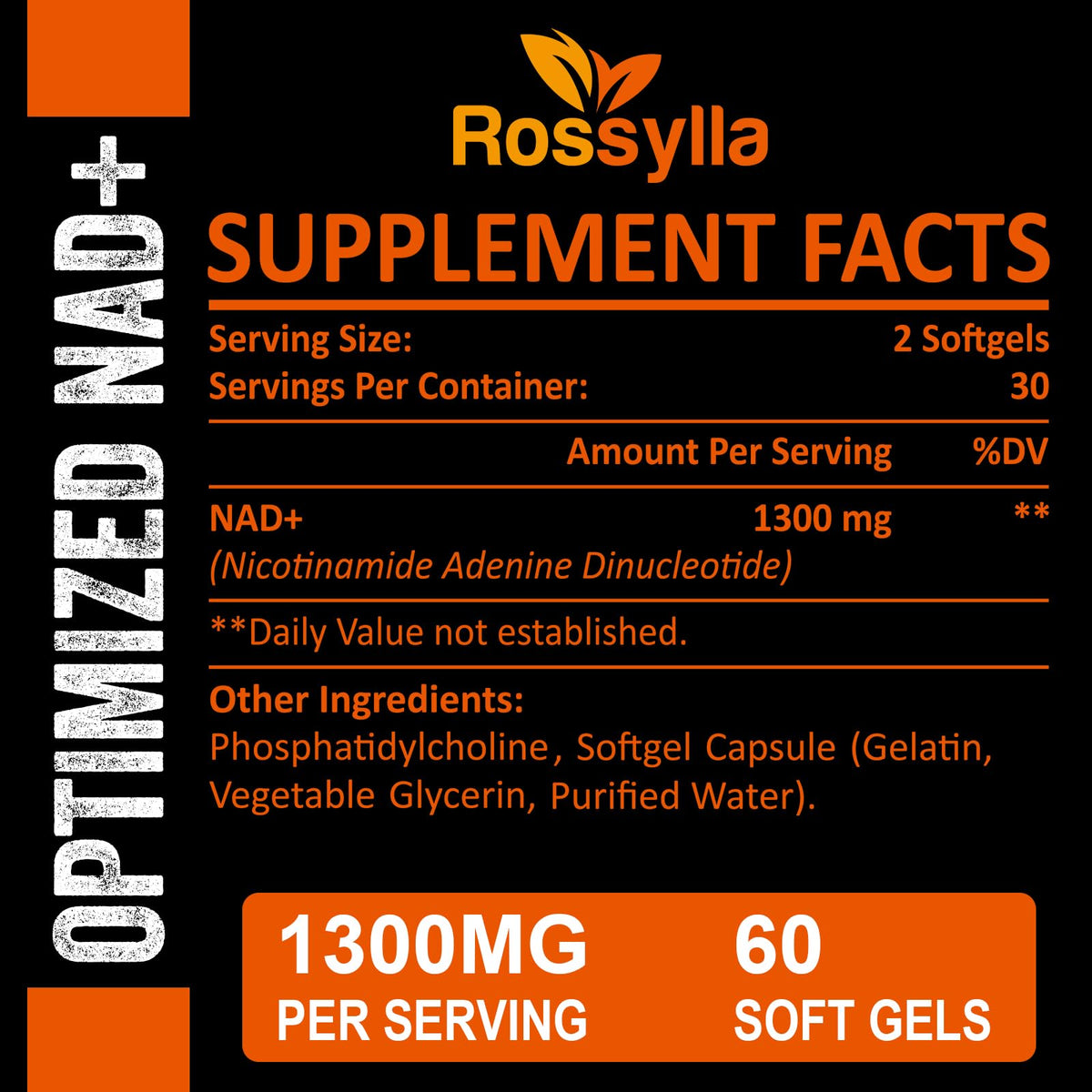 Liposomal NAD+ multivitamin for men