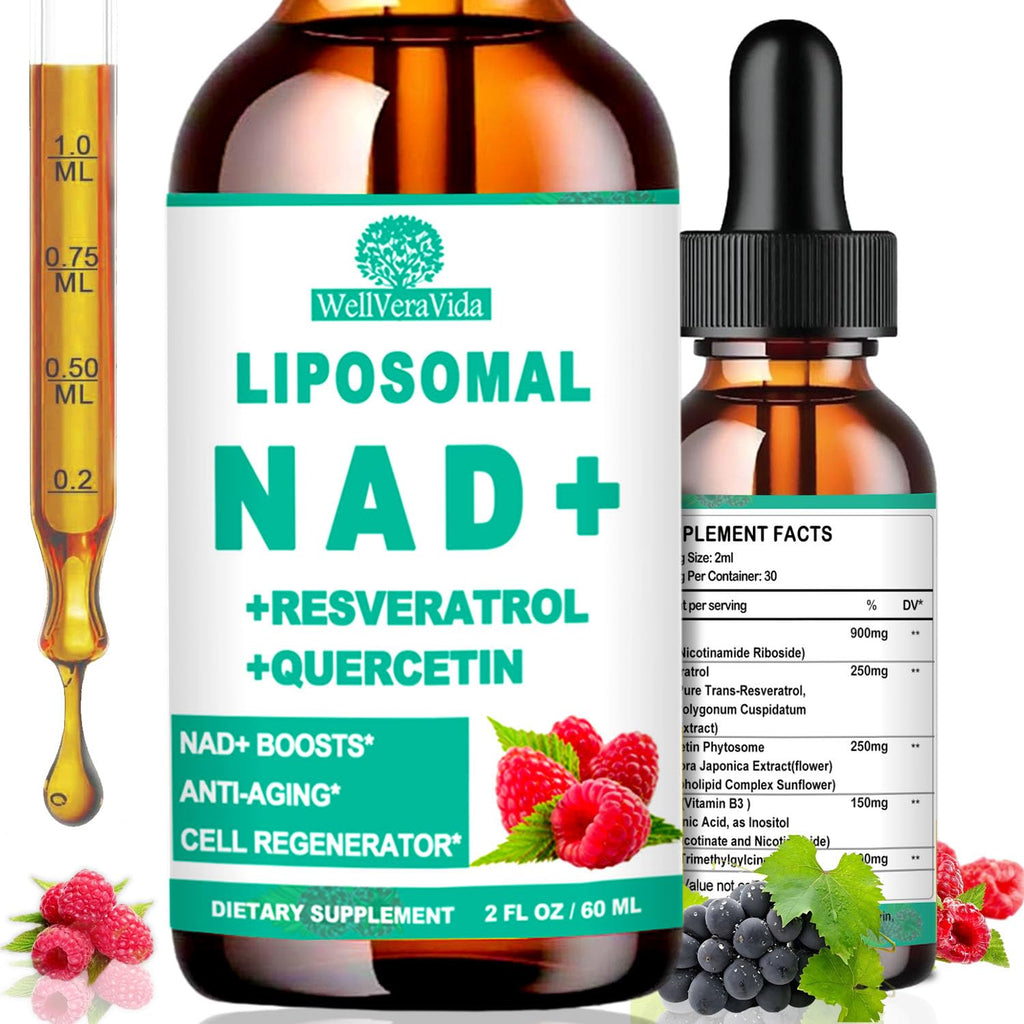 liposomal nad+ resveratrol liquid drops