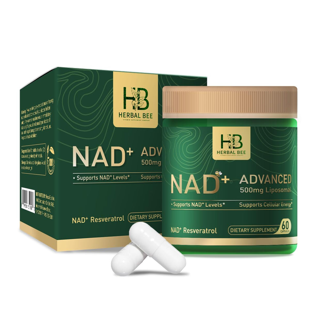 Liposomal NAD+ supplement for energy