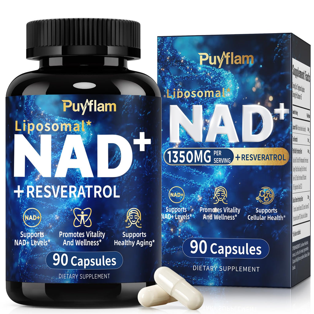 Liposomal NAD+ supplement for energy