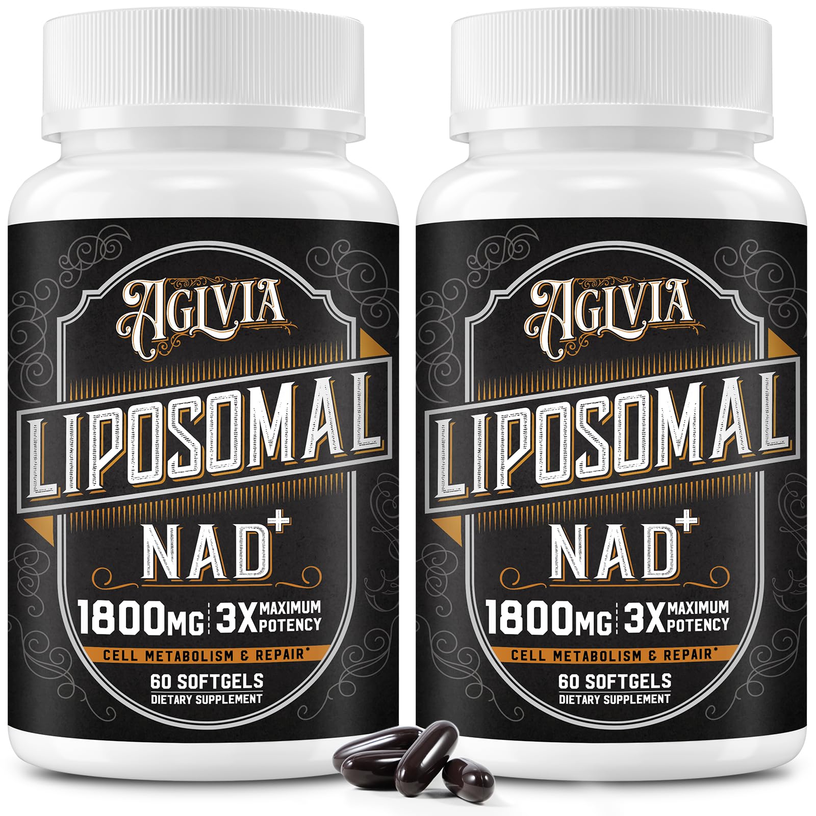 Liposomal NAD+ supplement for energy
