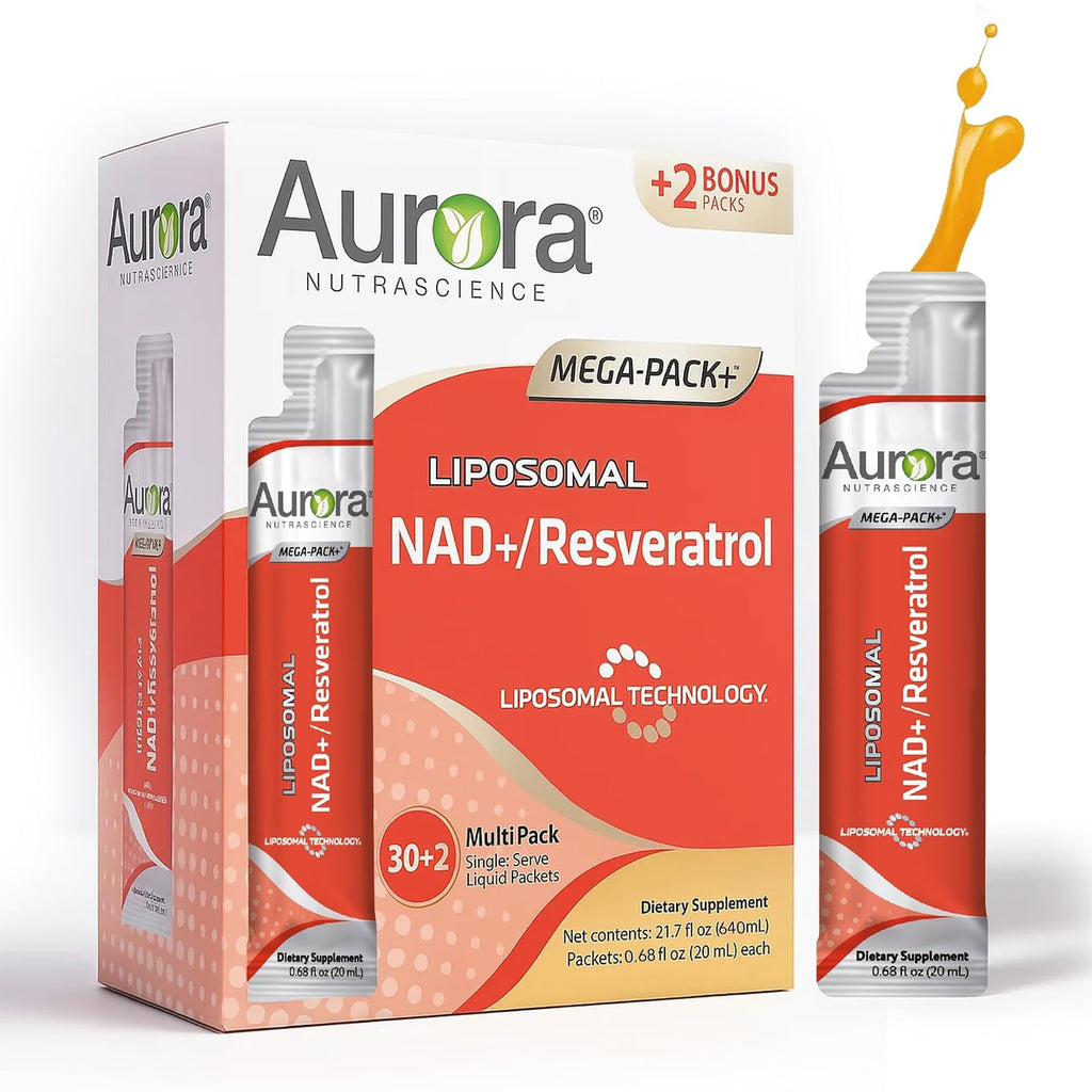 Liposomal NAD+ with Resveratrol packets