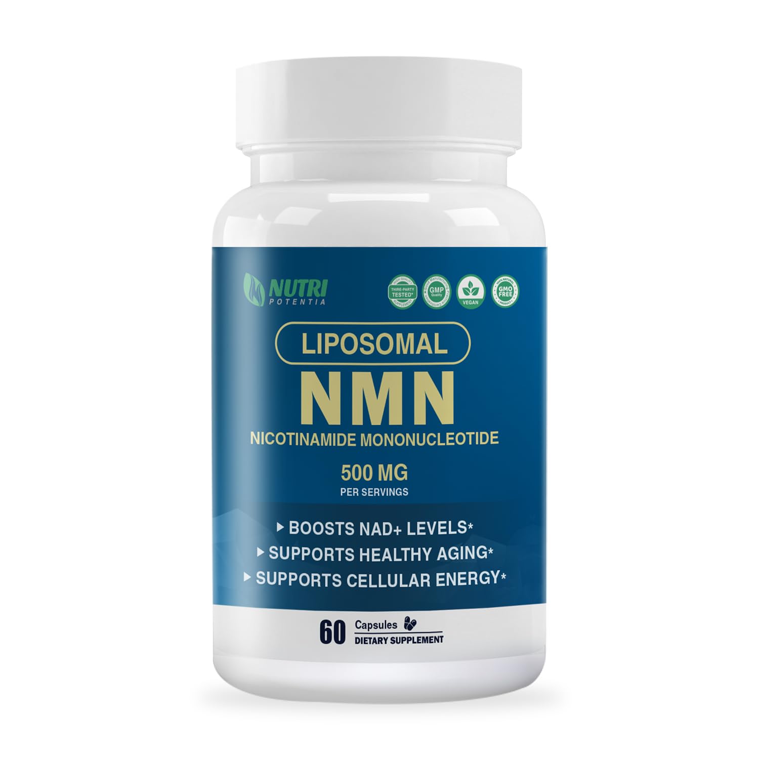 Liposomal NMN supplement for energy
