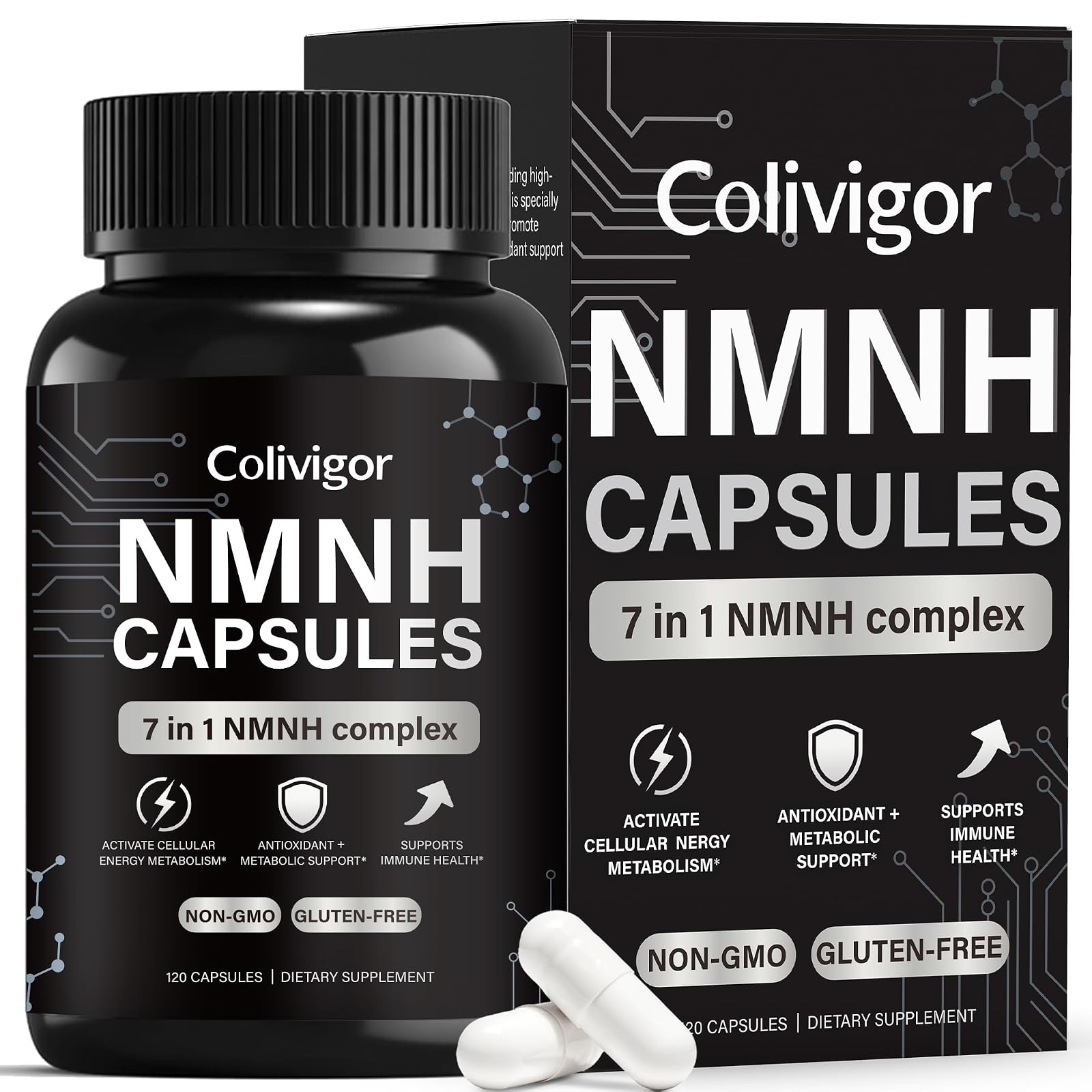 Liposomal NMNH 1000 mg capsules