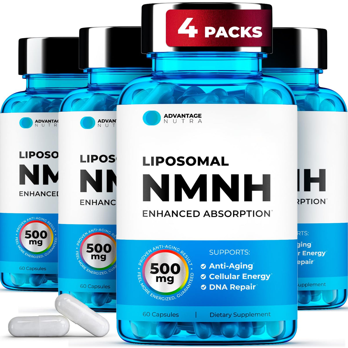 liposomal NMNH vitamin B complex capsules