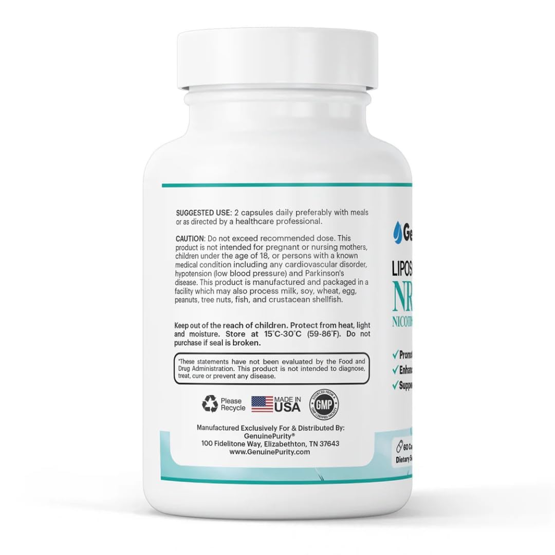 Liposomal NR for enhanced metabolic function