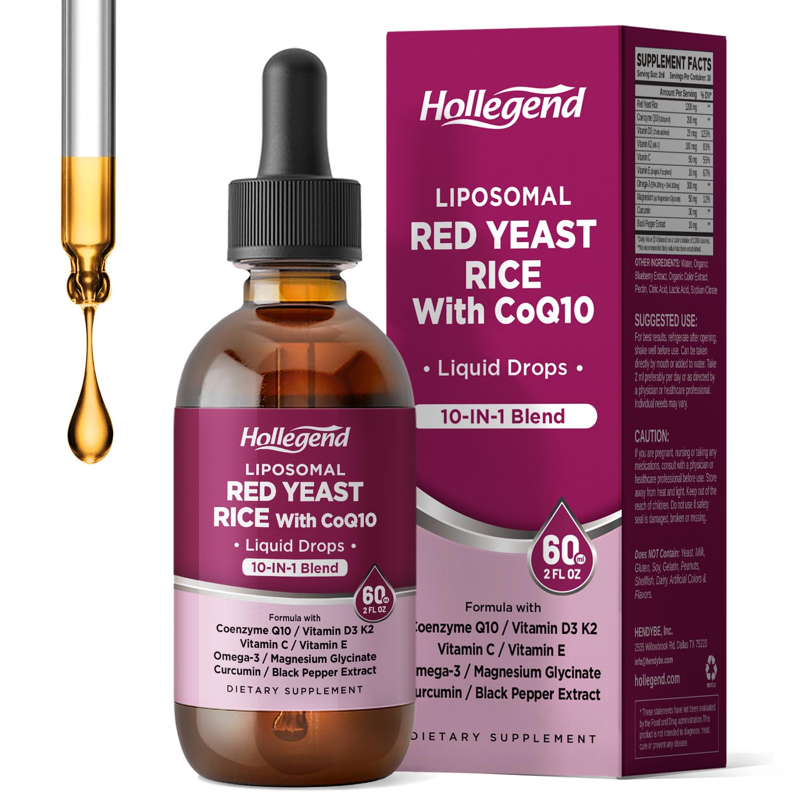 Liposomal Red Yeast Rice drops