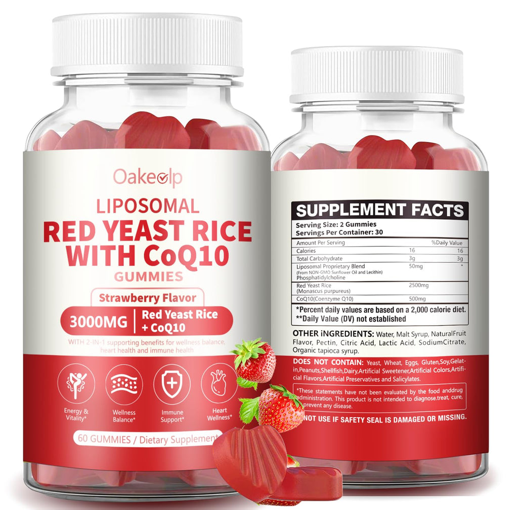 Liposomal Red Yeast Rice gummies