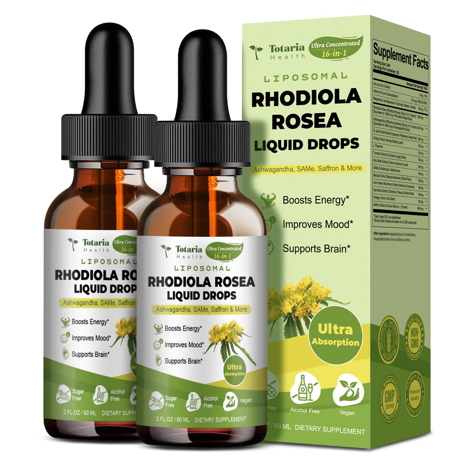 Liposomal Rhodiola Rosea tincture benefits